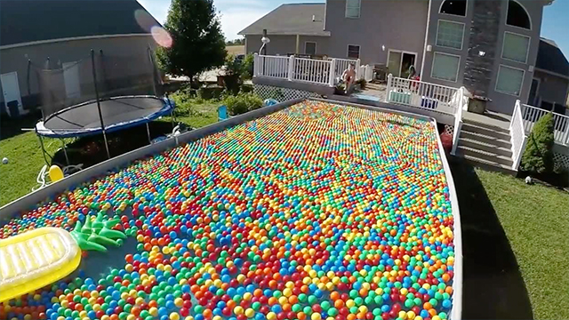 Ball Pit Pool, Jump In! | RTM - RightThisMinute