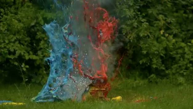 Exploding Paint Cans in Slow Motion | RTM - RightThisMinute