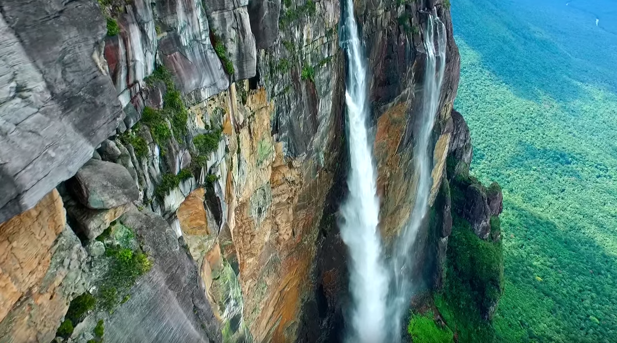 Breathtaking View of Salto Angel Falls in Venezuela | RTM - RightThisMinute