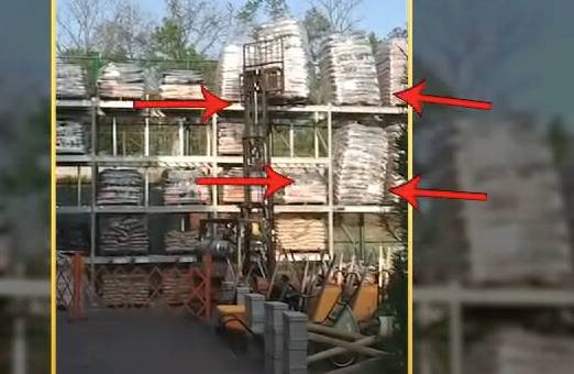 Forklift Pallet Stacking Fail | RTM - RightThisMinute