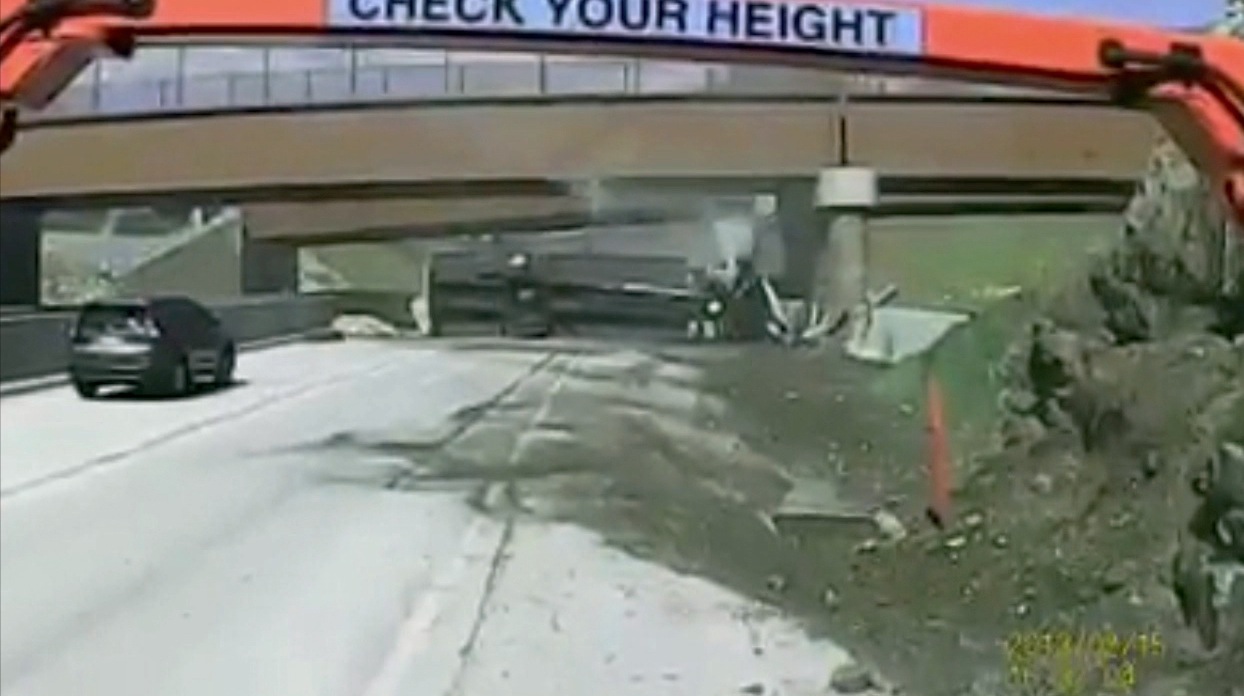 A Bad Semi Truck Accident Is Caught On Camera In Pennsylvania Rtm