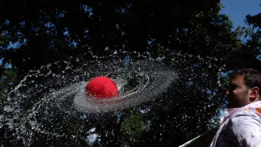 Slow Mo Guys Work Their Magic on a Spinning Wet Ball | RTM ...