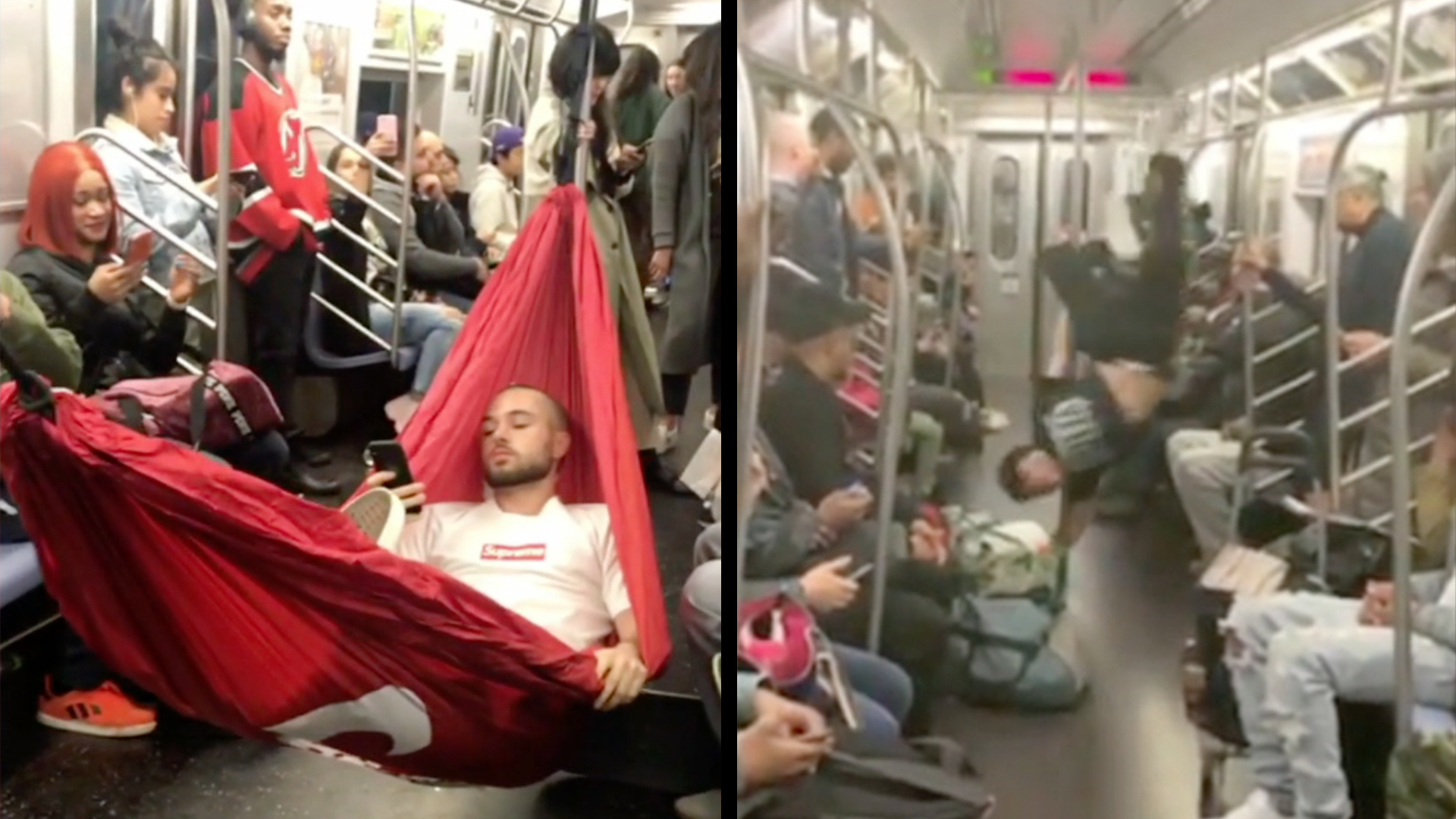 Spectacular Strangeness On The NYC Subway | RTM - RightThisMinute